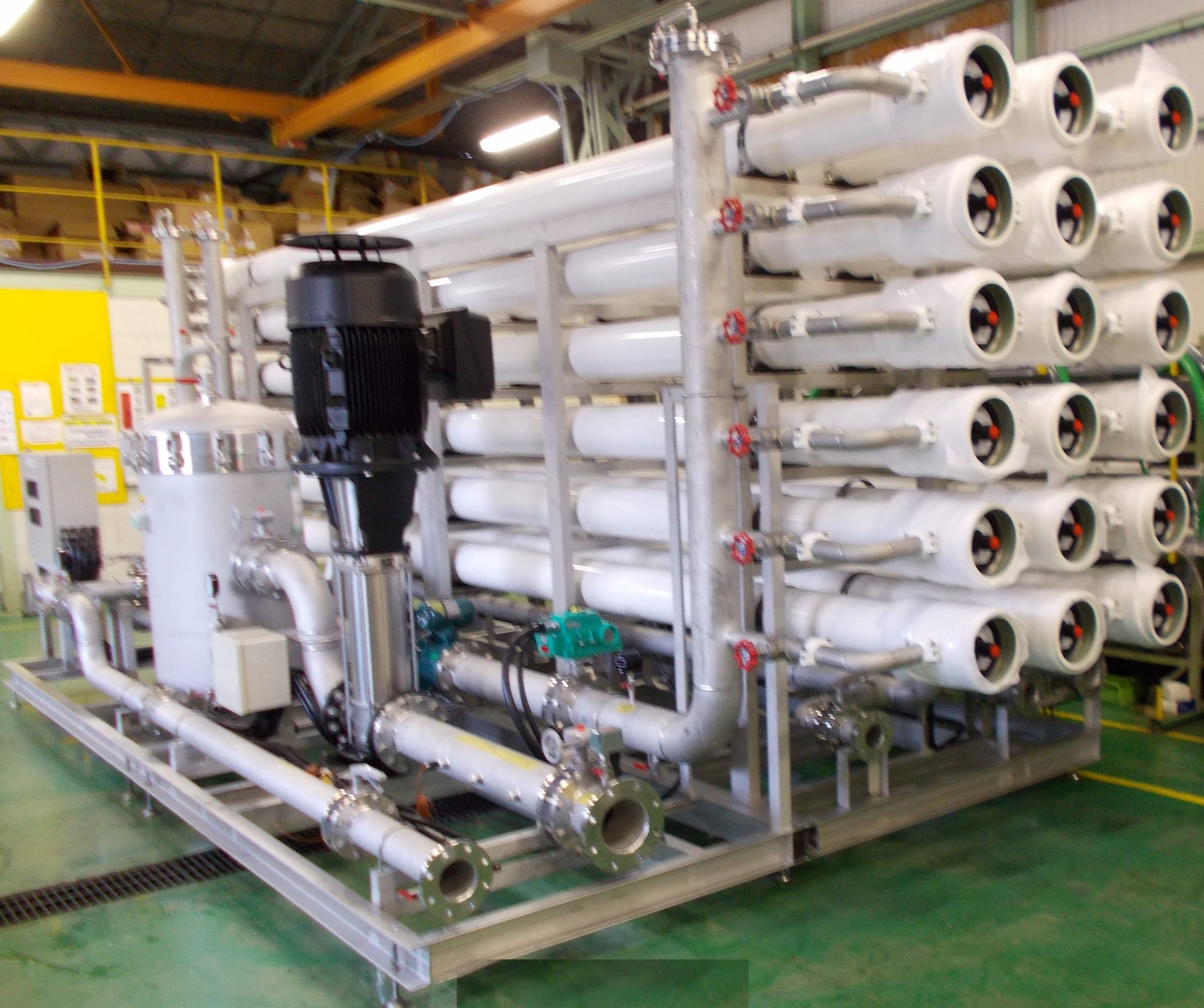 低圧RO設備（1,350㎥/日）#Softening, #Low pressure RO, #200m3/day or more | 大洋産業 ...